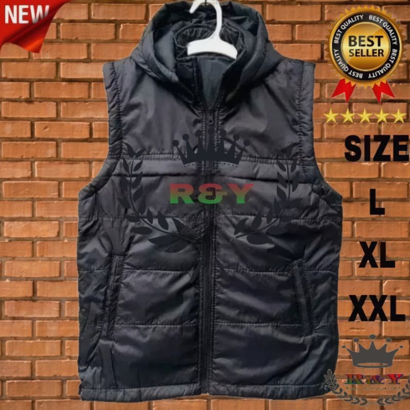 Jual Jaket Rompi Parasut Rompi Motor Tahan Angin Hitam dan Navy ...