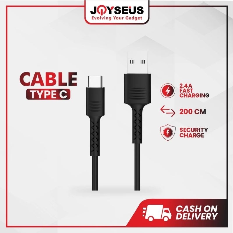 Jual Joyseus Kabel Data Type C 2 Meter | Shopee Indonesia