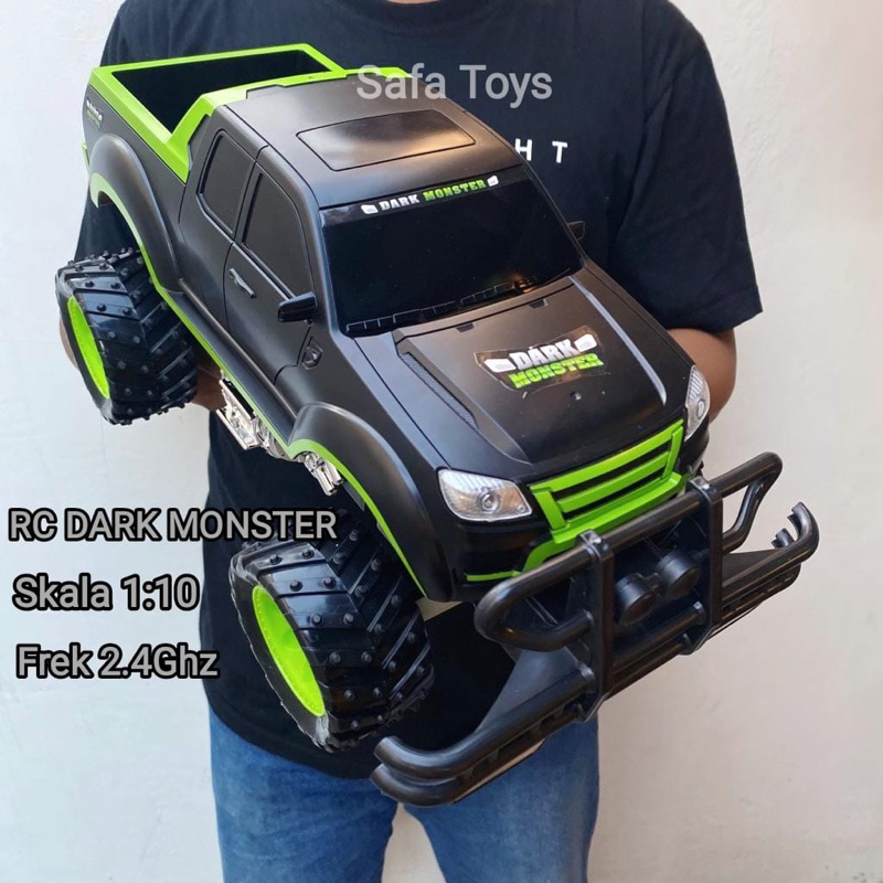 Jual MOBIL REMOTE CONTROL RC CAR DARK JEEP OFF ROAD SCALA 1:10 FREE ...