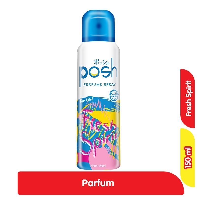 Jual posh perfumed spray fresh spirit 150ml | Shopee Indonesia