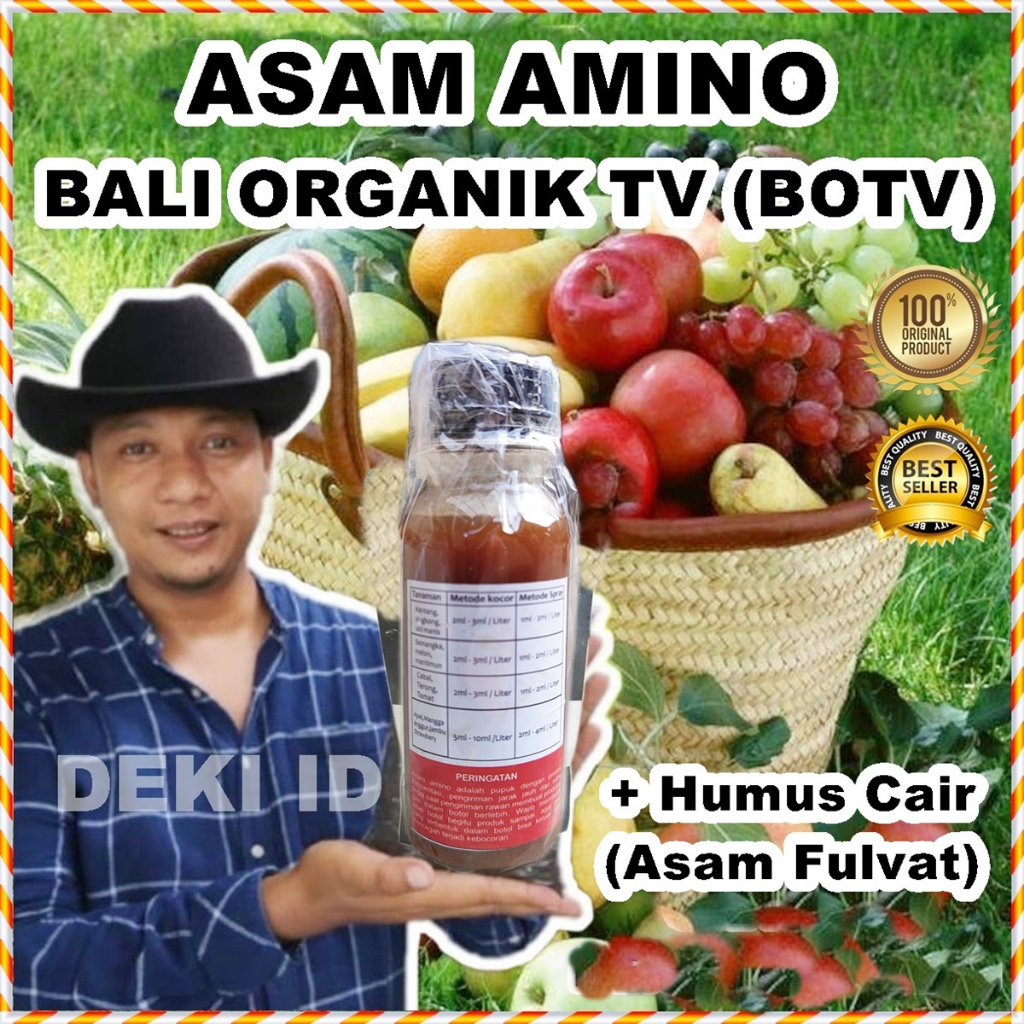 Jual Asam Amino BOTV 100 ml Tanaman Plus Humus Cair Fulvat Bali Organik ...