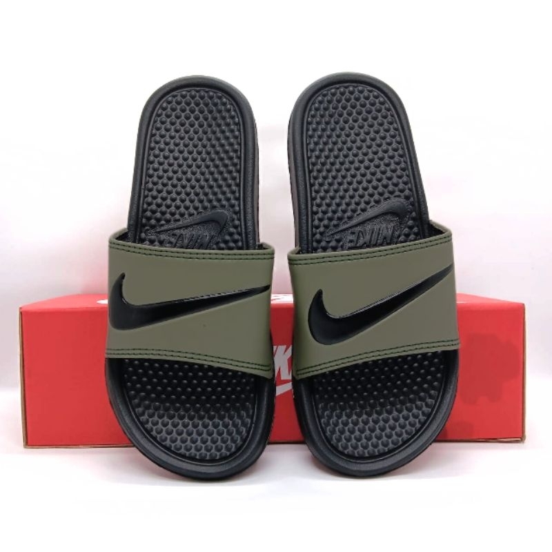 Jual Sendal Selop Nike Army Premium Pria Wanita Casual Slippers Slide ...