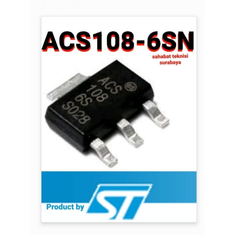 Jual ACS108-6SN ACS1086S ACS1086 SOT-223 Transient voltage protected AC ...