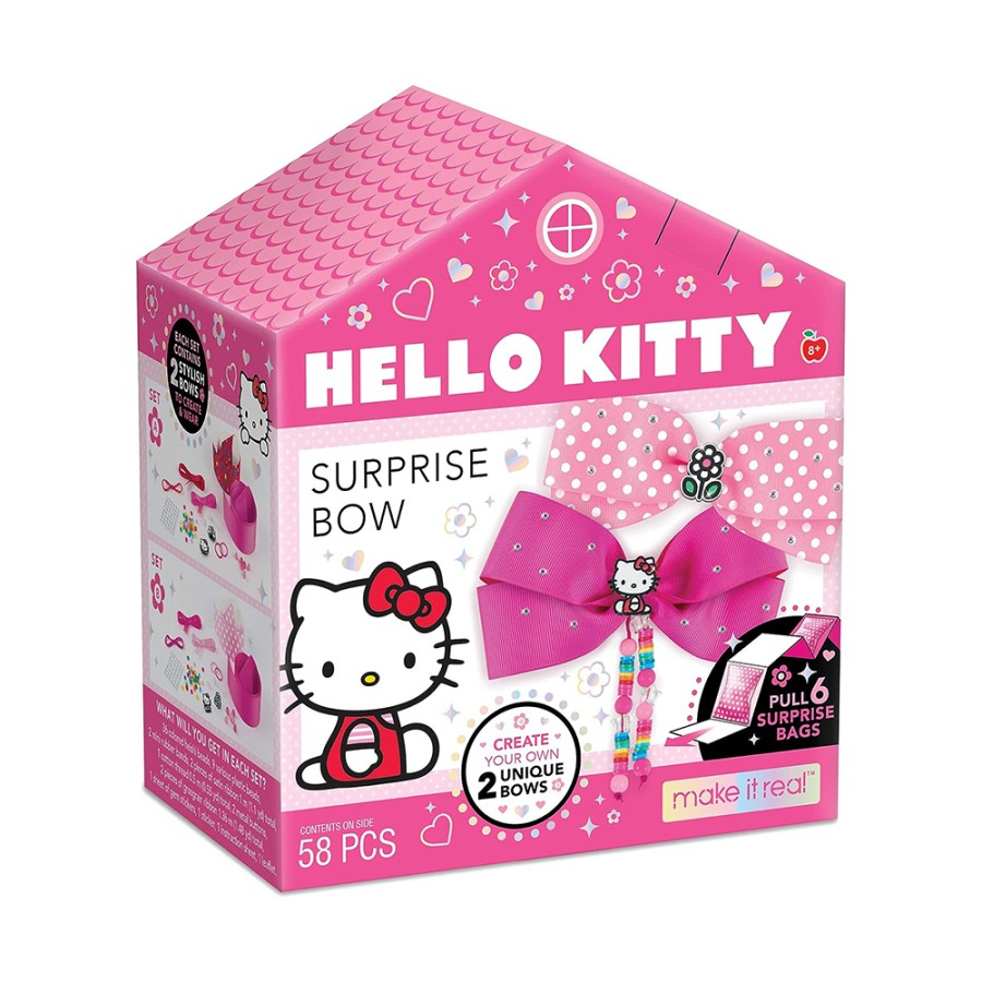 Jual Make It Real Hello Kitty Surprise Bow Playset (58 Pieces) | Shopee Indonesia