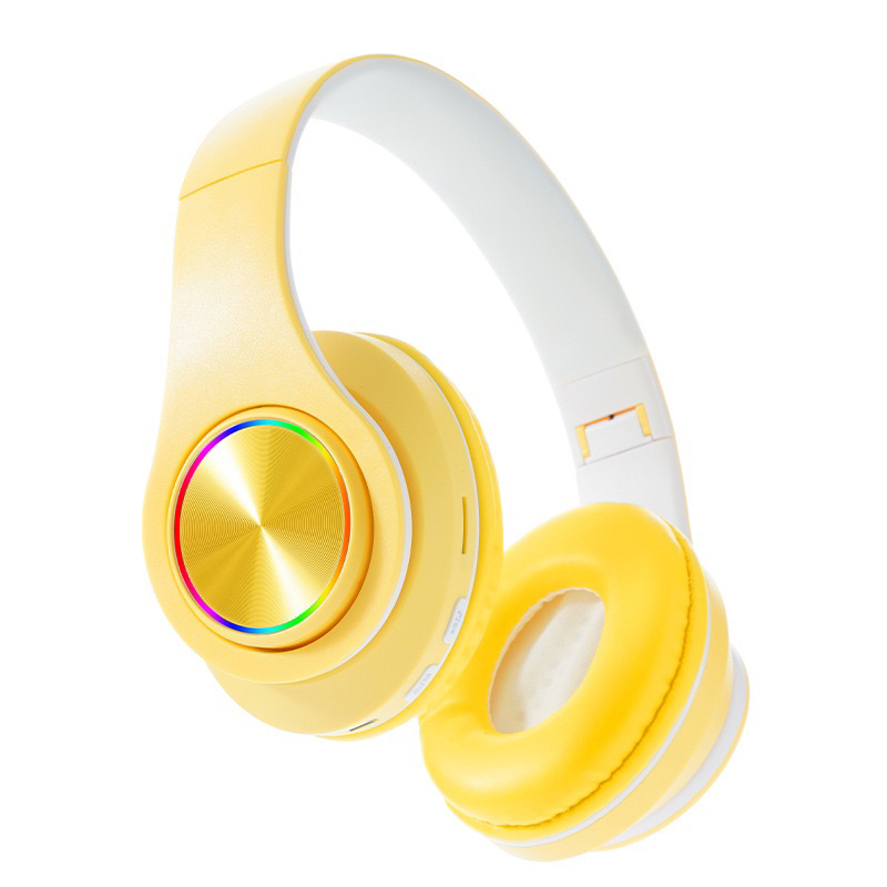 Jual Headphone Macaron B39 / P39 Headset HF Wireless With LED Inpods ...
