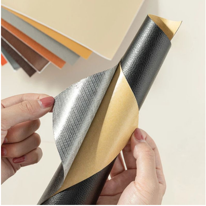 Jual Sticker Kulit pvc Sudah ada lem/sticker sofa/perbaiki kulit yang ...