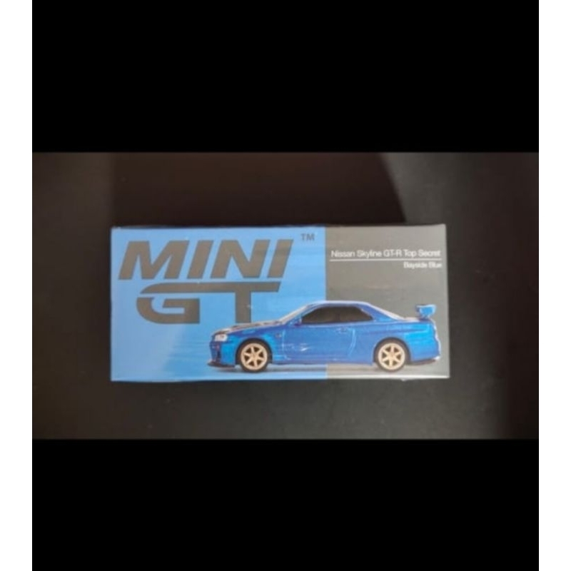 Jual Mini GT 531 - Nissan Skyline GT-R (R34) Top Secret Bayside Blue ...