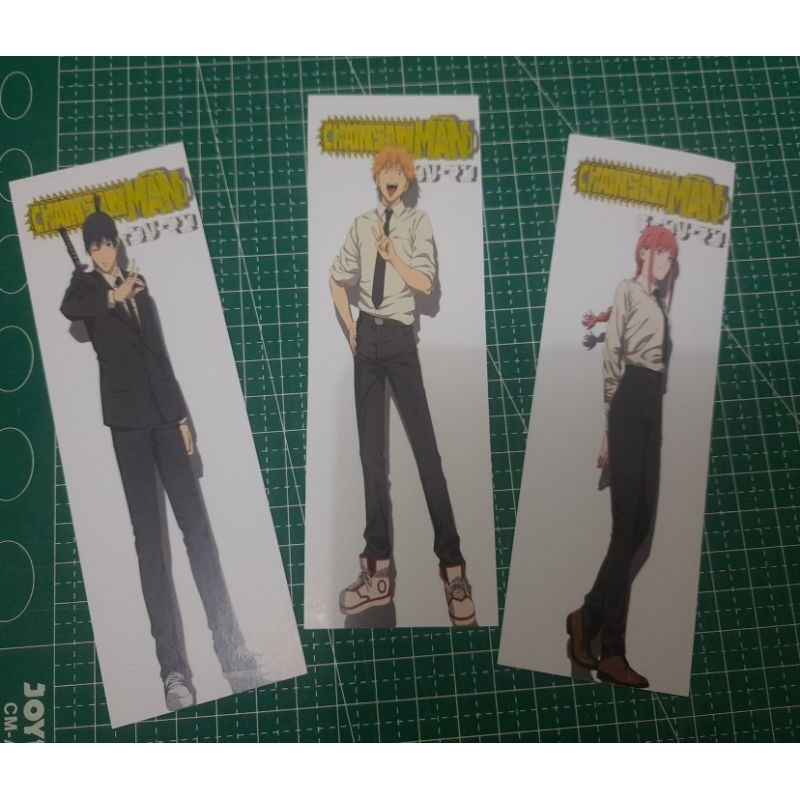 Jual Bookmark Chainsawman Denji Aki Makima Chainsaw man | Shopee Indonesia