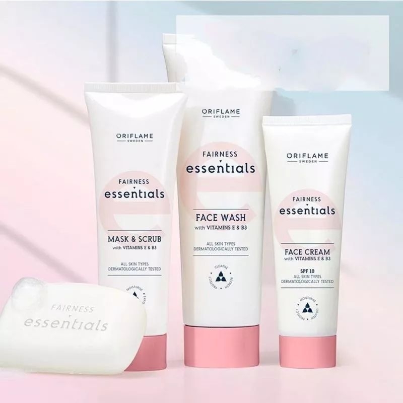 Jual GLOW Essentials Fairness Face Cream/Wash/Scrub | Shopee Indonesia
