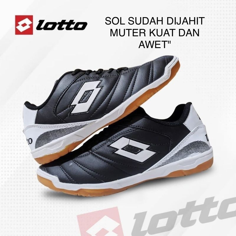 Jual Sepatu Futsal dan Badminton Kulit Piyu Lotto Stadio SOL SUDAH ...
