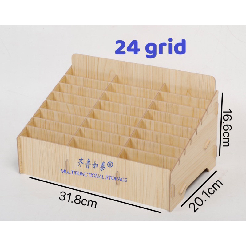 Jual RAK KAYU UNTUK SUSUNAN HANDPHONE / RAK KAYU 24 SUSUN UNIVERSAL ...