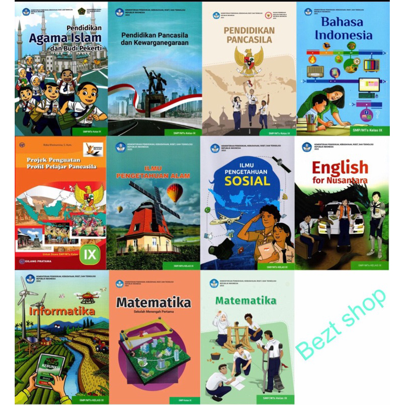 Jual Buku paket kelas IX-9 SMP/MTS Kurikulum Merdeka (KUMER)-Diknas | Shopee Indonesia
