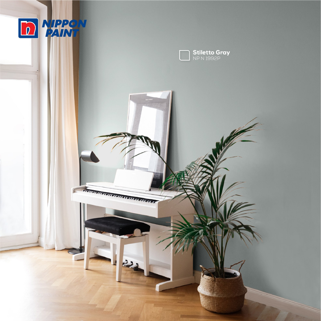 Jual CAT TEMBOK INTERIOR DAN EKSTERIOR NIPPON PAINT - STILETTO GRAY ...