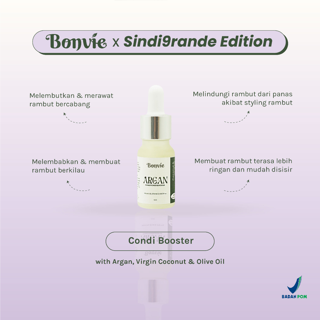 Jual Bonvie Condi Booster (10ml) with Argan, Virgin Oil and Olive Oil ...