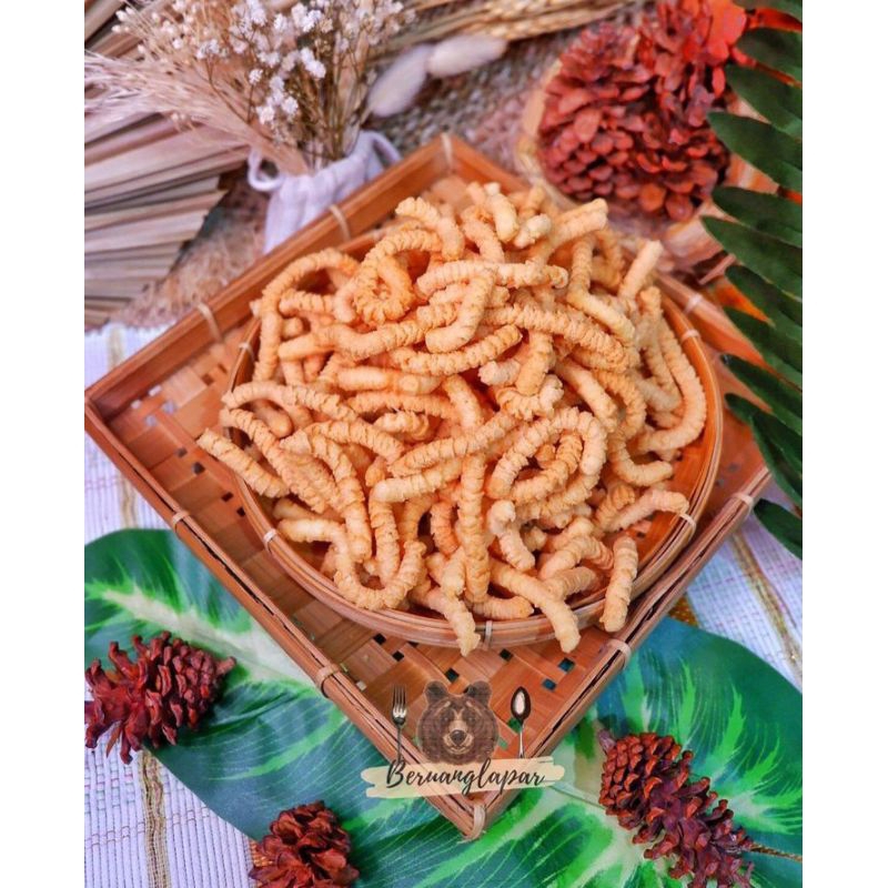 Jual Cemilan Akar Pinang isi 110g jajanan tradisional snack asinan ...