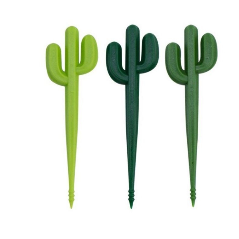 Jual food pick bento cactus / garpu panjang untuk kreasi sate makanan ...