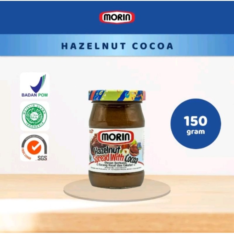 Jual MORIN SELAI HAZELNUT SPREAD WITH COCOA 150GR (JANUARI 2025 ...