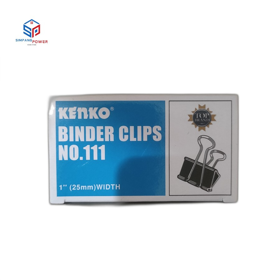 Jual Binder Clips No 111 (1 inch / 25 mm) / Binder Klip Satuan | Shopee ...