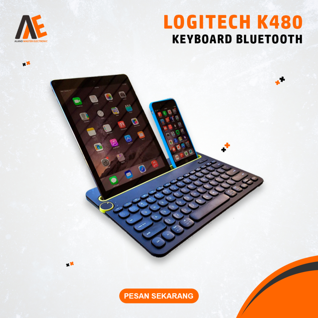 Jual Keyboard Logitech K480 Bluetooth Komputer PC Laptop Android iOS | Shopee Indonesia