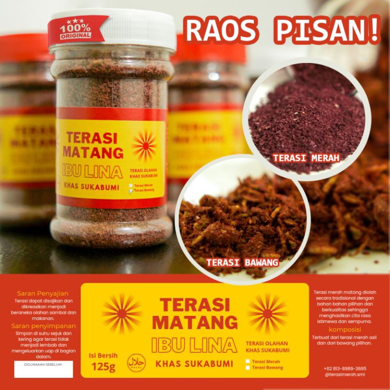 Jual Terasi Merah Matang Sukabumi | Shopee Indonesia