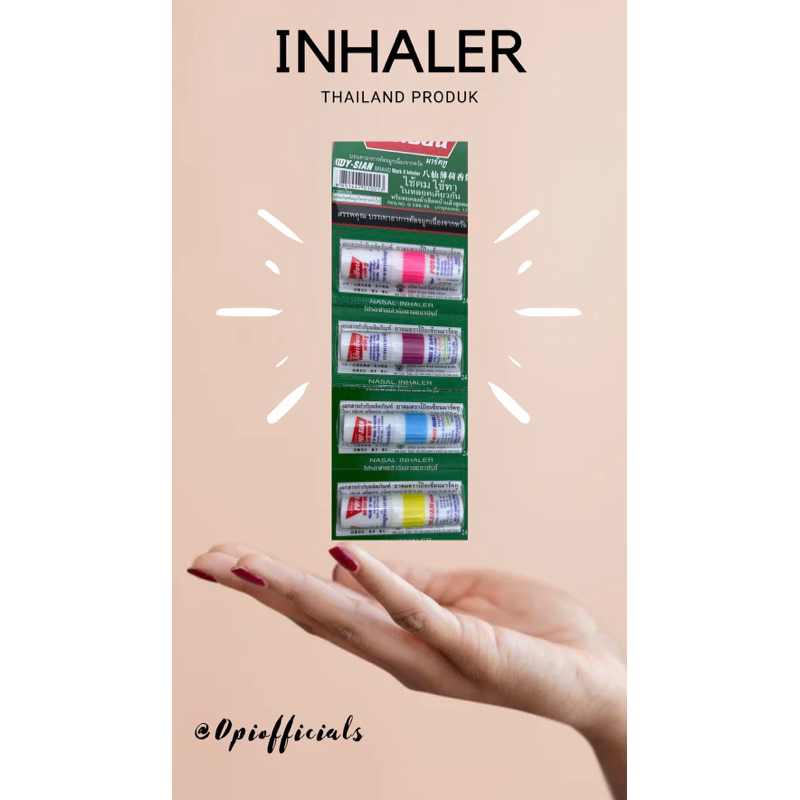 Jual Poy Sian Mark II- Nasal Inhaler (pack of 6) | Shopee Indonesia