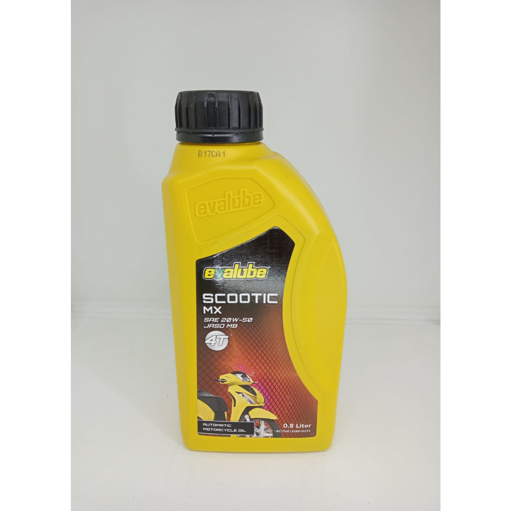 Jual Evalube Scootic Matic MX Sae 20W/50 & YX Sae 20W/40 800ML (Dijamin ...