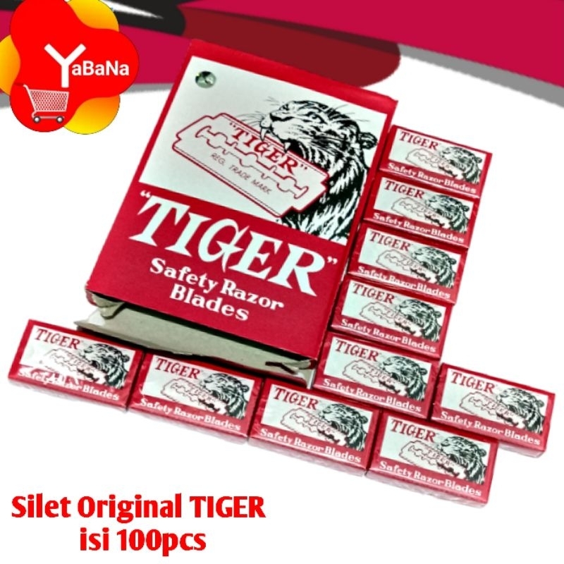 Jual [YBN] Silet Tiger Original Safety razor blades made in czech ...
