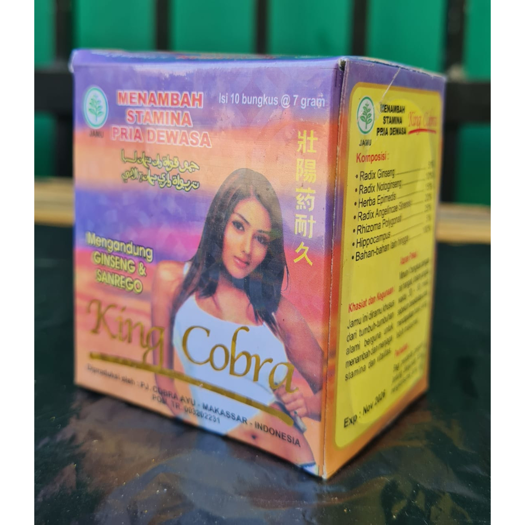 Jual King Cobra Serbuk Emas Original | Shopee Indonesia