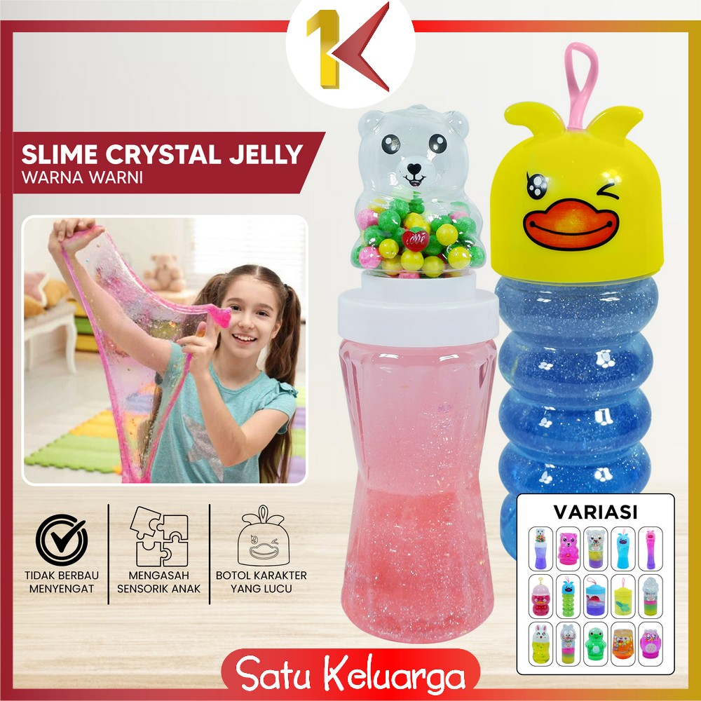 Jual SK-M336 Mainan Anak Slime Karakter Lucu 2 Warna Gradasi / Crystal ...