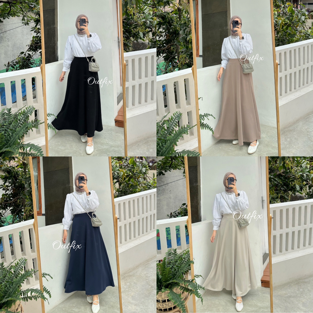 Jual Favolio Skirt | Rok Muslim | Shopee Indonesia