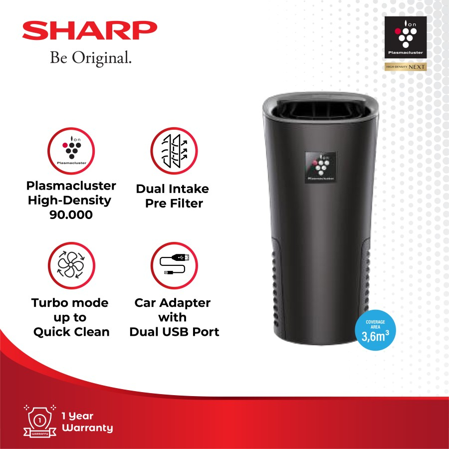 Jual SHARP Car Purifier IG-NX2Y AIR PURIFIER MOBIL SHARP IG NX2Y | Shopee Indonesia