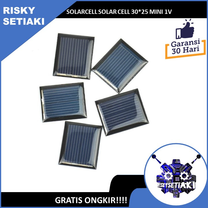 Jual SOLARCELL PANEL SURYA TENAGA MATAHARI SOLAR CELL 30*25 MINI 1V ...
