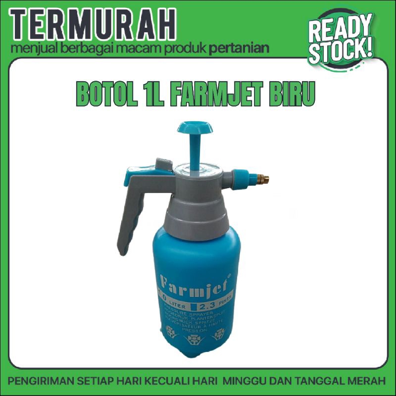 Jual BOTOL SPRAYER 1 LITER FARMJET BIRU (BOTOL SPRAYER 1L FARMJET BIRU ...