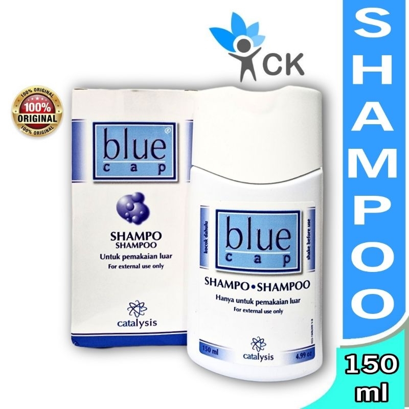 Jual BLUE CAP SHAMPOO 150 ML terapi dermatitis seboroik dan psoriasis ...