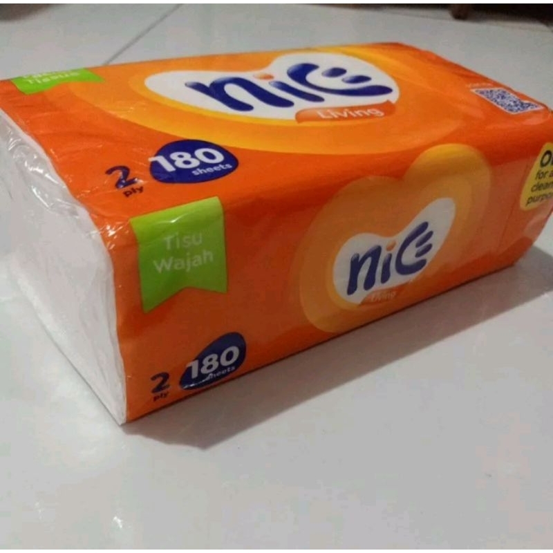 Jual tissue nice 2 ply 180 sheet (1 pcs) | Shopee Indonesia
