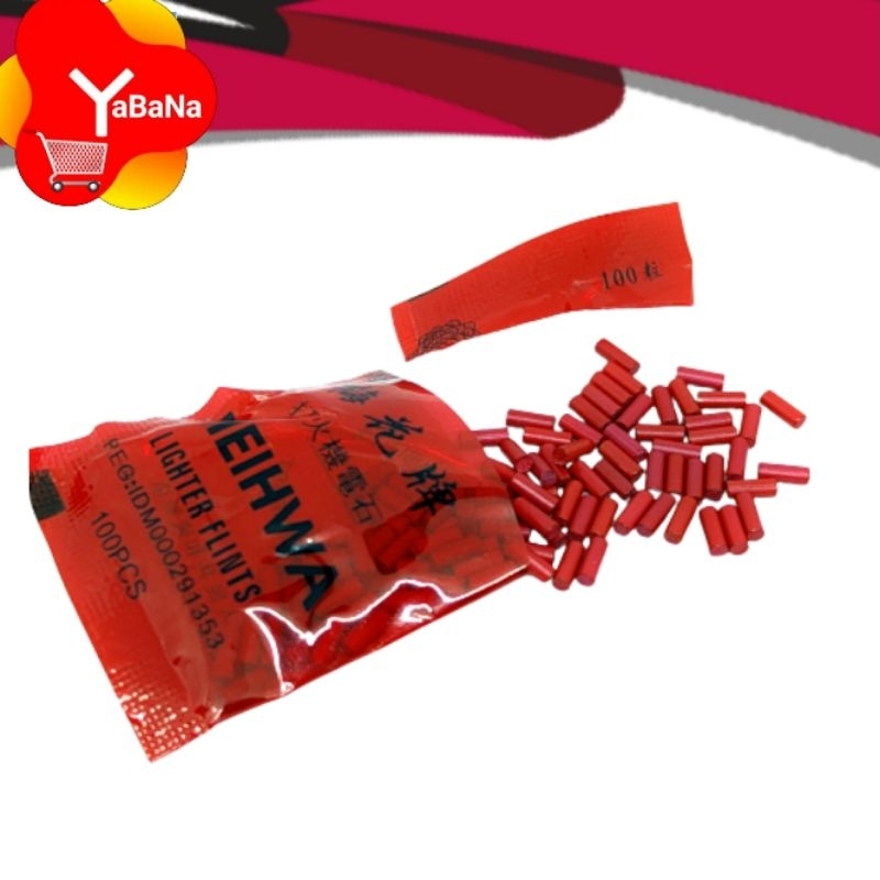 Jual [YBN] Batu Pematik Korek isi 100 pcs | Shopee Indonesia