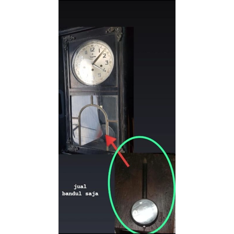 Jual Jual bandul jam dinding junghans jam dinding kayu kuno | Shopee ...