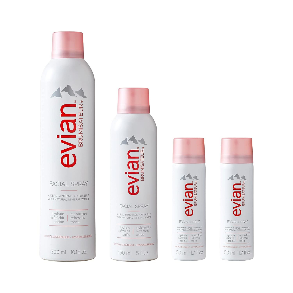 Jual Evian Natural Mineral Water Facial Spray 50 ML 150 ML 300 ML ...