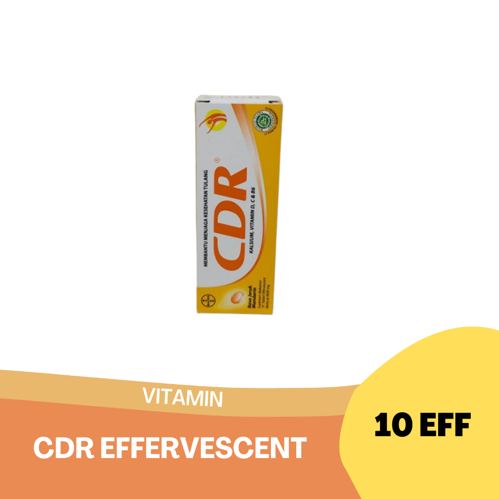 Jual Cdr Effervescent 1 tube isi 10 pcs | Shopee Indonesia