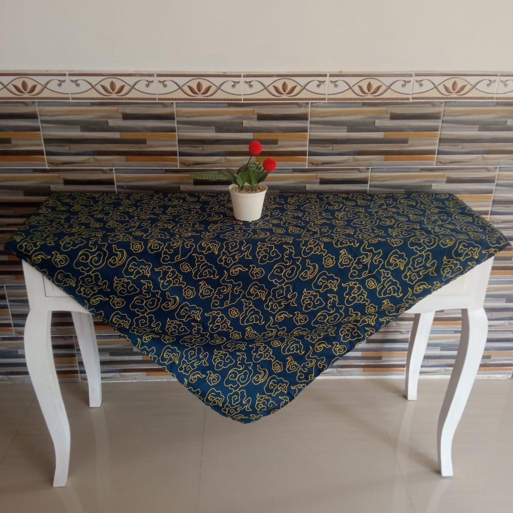 Jual Taplak Meja Batik Kain Katun Ukuran 120x120cm Dekorasi Ruang Tamu ...