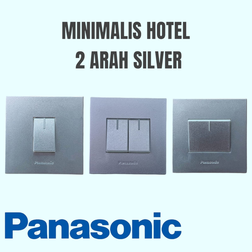Jual PANASONIC SAKLAR TUNGGAL / SERI HOTEL WESJ SILVER MINIMALIS ...