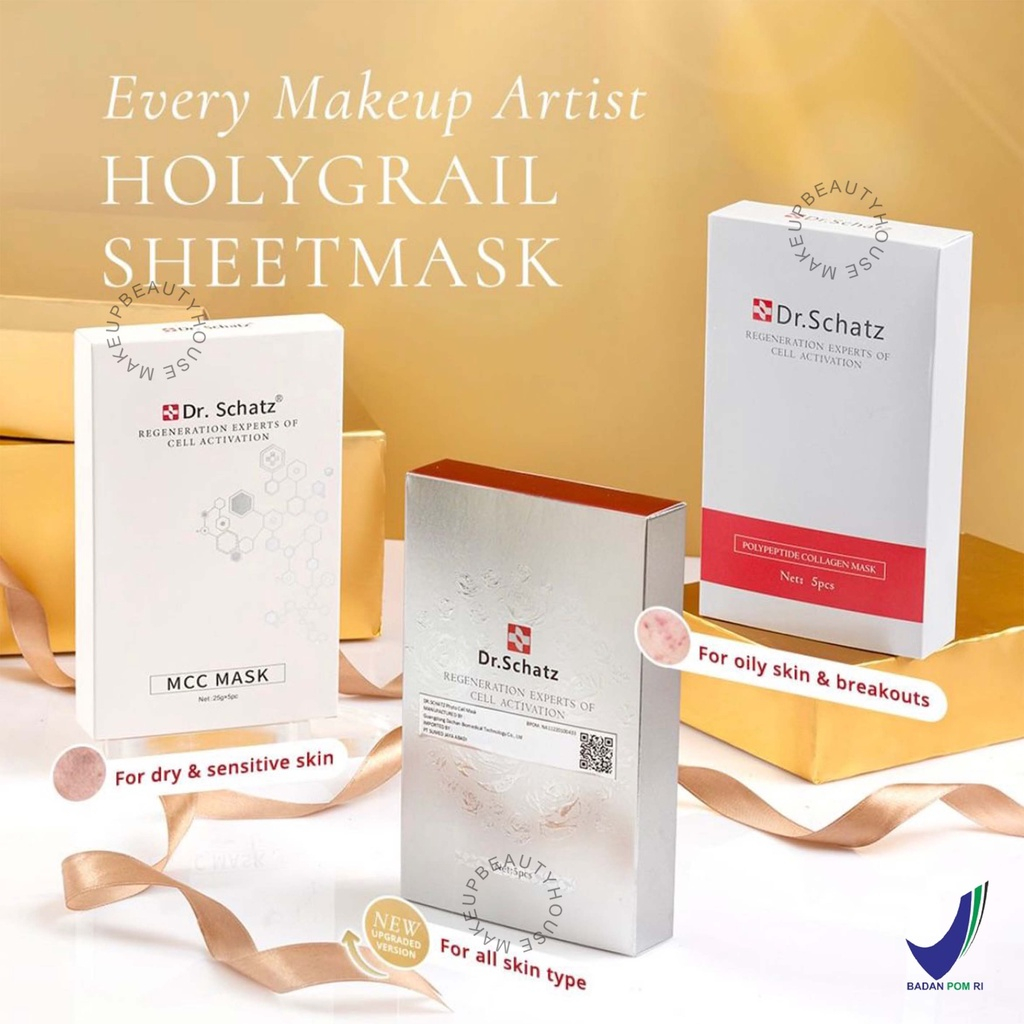 Jual DR SCHATZ MCC Mask | Polypeptide Collagen Mask | Stem Cell Mask Box | Shopee Indonesia