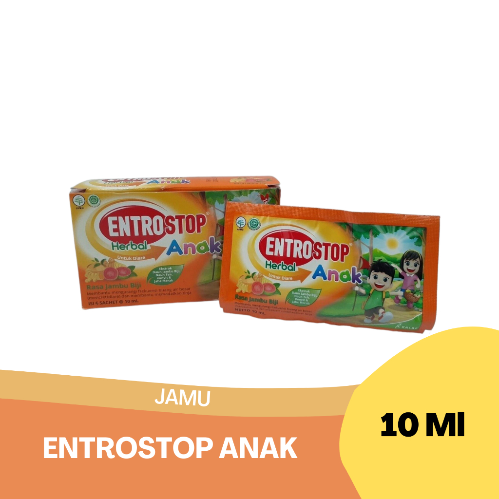 Jual Entrostop anak per 1 sachet 10ml | Shopee Indonesia