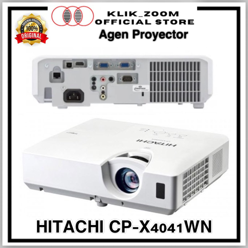 Jual PROYECTOR HITACHI CP-X4041WN ORIGINAL | Shopee Indonesia