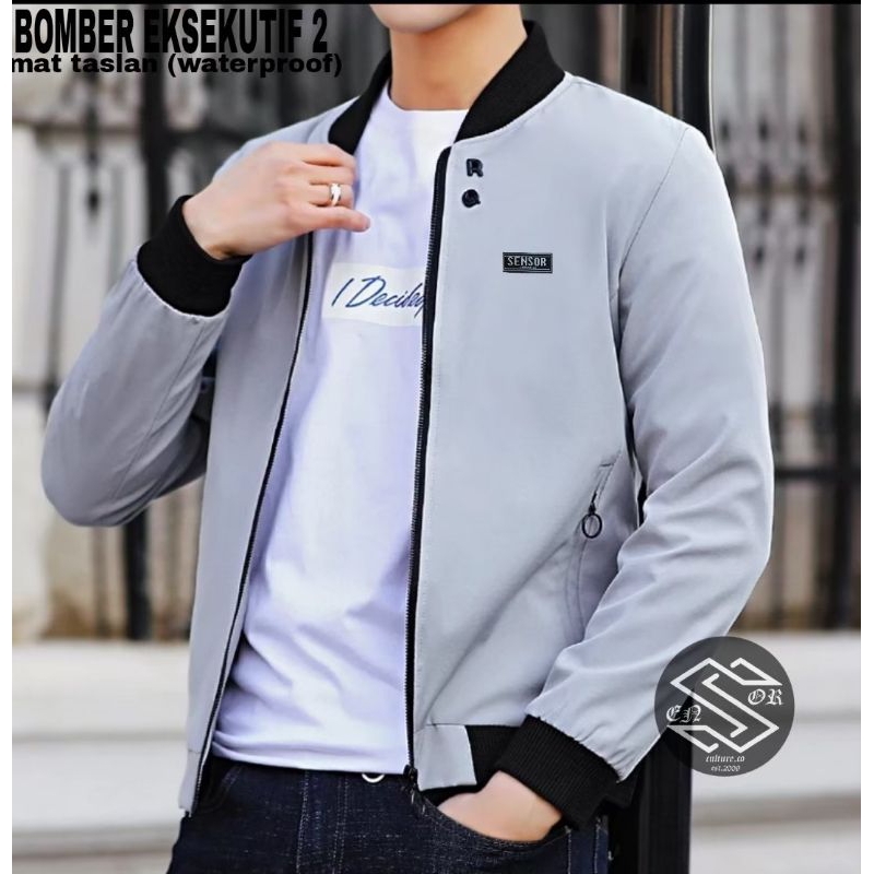 Jual Jaketpria bomber eksekutif jaket terbaru jaket keren jaket bomber ...