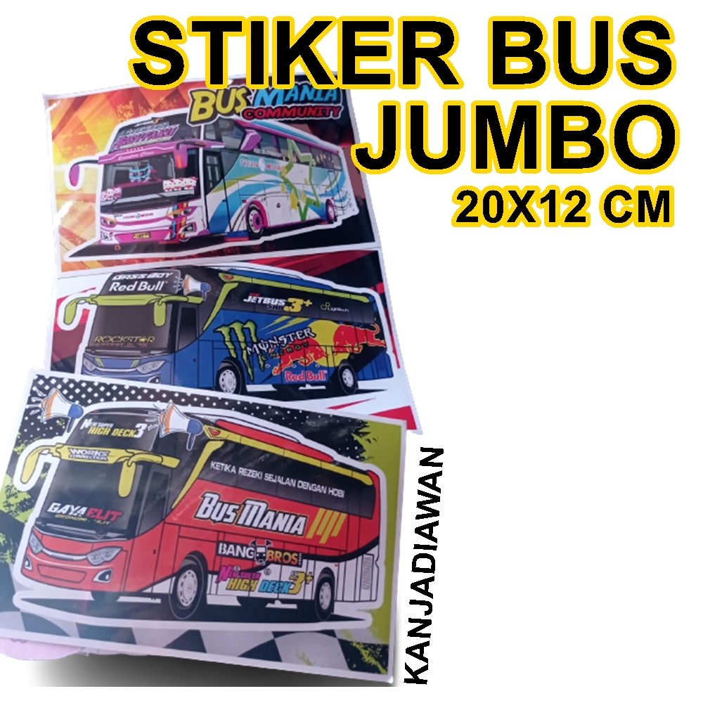 Jual Stiker Bus Mania BASURI Ukuran Besar CCTV SODREK Sticker TRUK ...