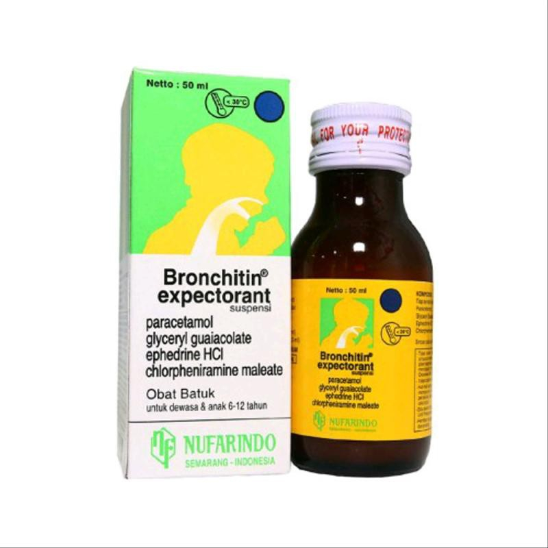 Jual Bronchitin Expectorant Sirup 50ml | Shopee Indonesia