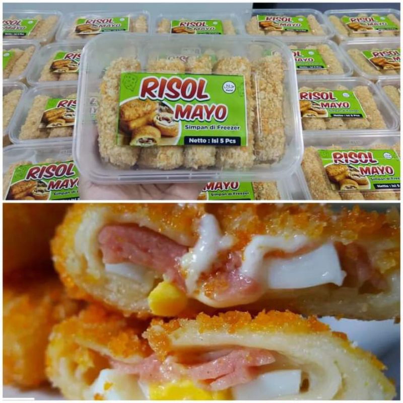 Jual RISOL MAYO FROZEN ISI 5 / RISOL MAYO VIRAL MURAH ENAK / RISOL MAYO ...