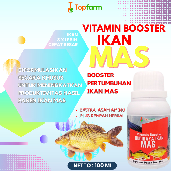 Jual Vitamin Ikan Mas Cepat Besar / Vitamin Ikan Mas / Vitamin Buat Ikan Mas / Vitamin Untuk ...