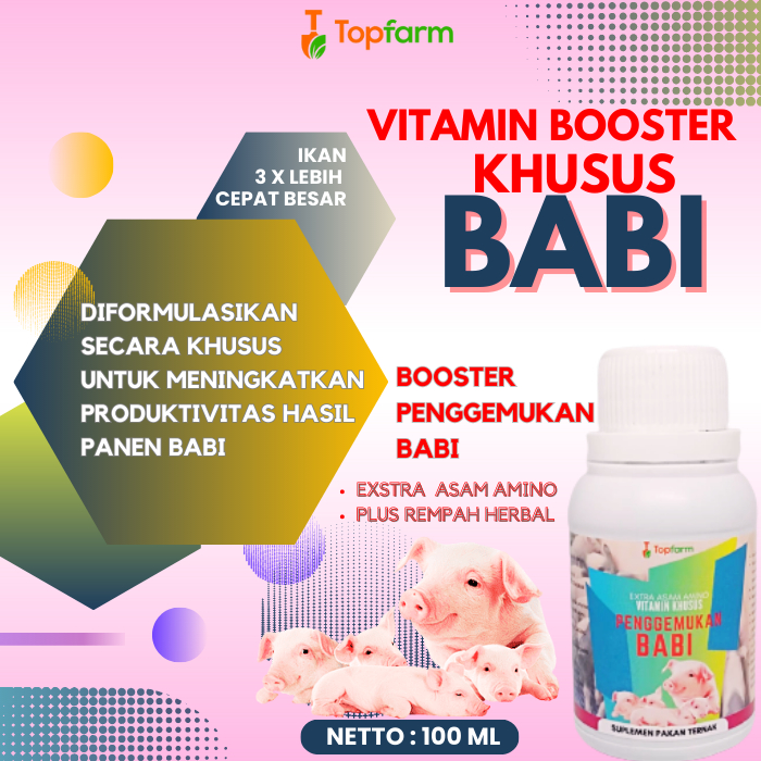 Jual Vitamin Babi Cepat Besar / Vitamin Babi Biar Cepat Besar / Vitamin ...
